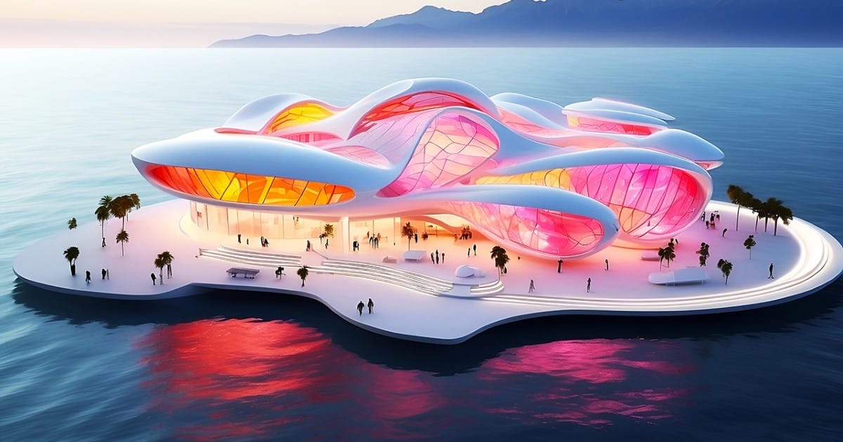 Futuristic Floating Glass Museum Is an Homage to Venice