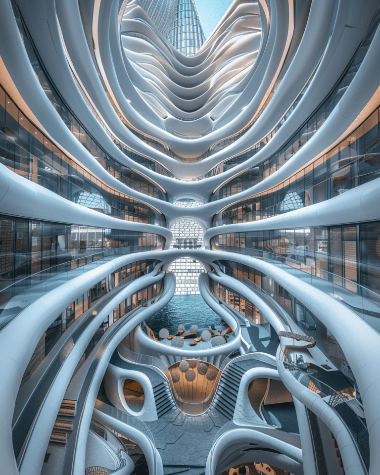 Dreamy Floating Spiral Architecture Inspired by the Golden Ratio | My ...