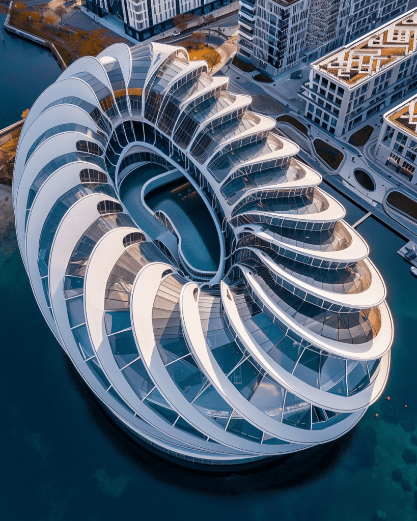 Dreamy Floating Spiral Architecture Inspired by the Golden Ratio | My ...