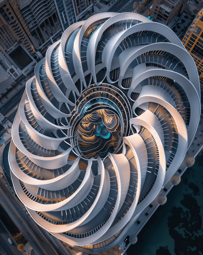 Dreamy Floating Spiral Architecture Inspired by the Golden Ratio | My ...