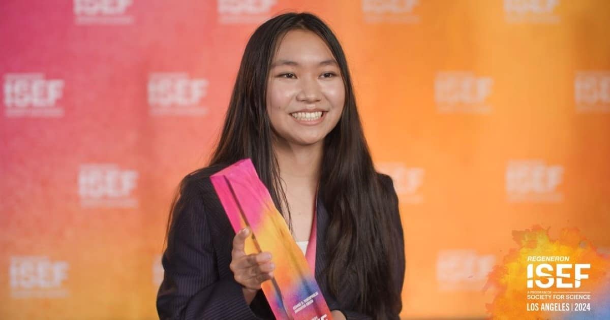 16-Year-Old Wins Prize of $75,000 in Science Fair for Her Research