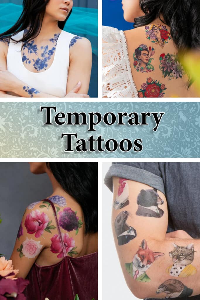 Floral, Fun, Quirky, and Creative Temporary Tattoos To Turn Any Body ...