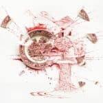 Artist Fixes Broken Plates With Spectacular Pen and Ink Drawings