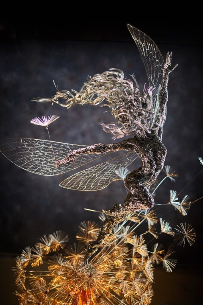 Incredible Wire Sculptures Merge the Magic of Fairies and Dandelions ...