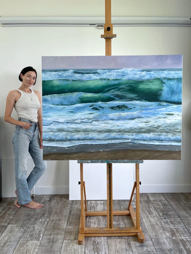 Ukrainian Artist Captures the Beauty and Power of the Ocean in Sweeping ...