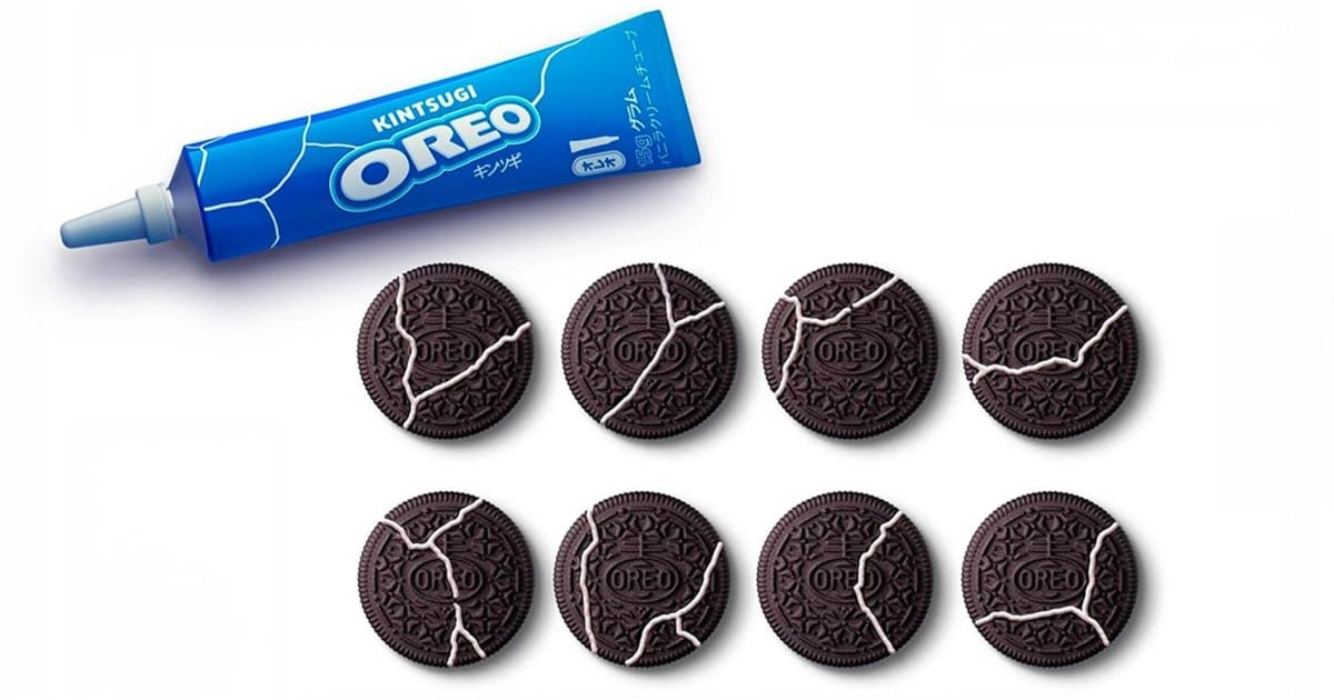 'Kintsugi Oreos' Fix the Broken Cookie Problem With Frosting