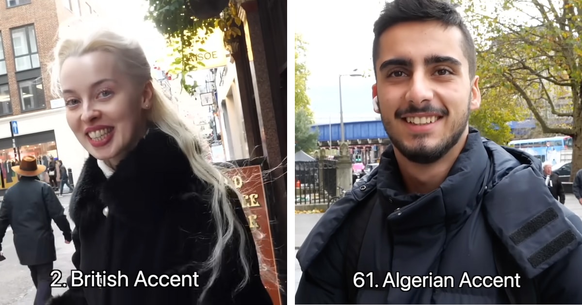 Video of 65 Different English Accents Shows the Diversity of the Language