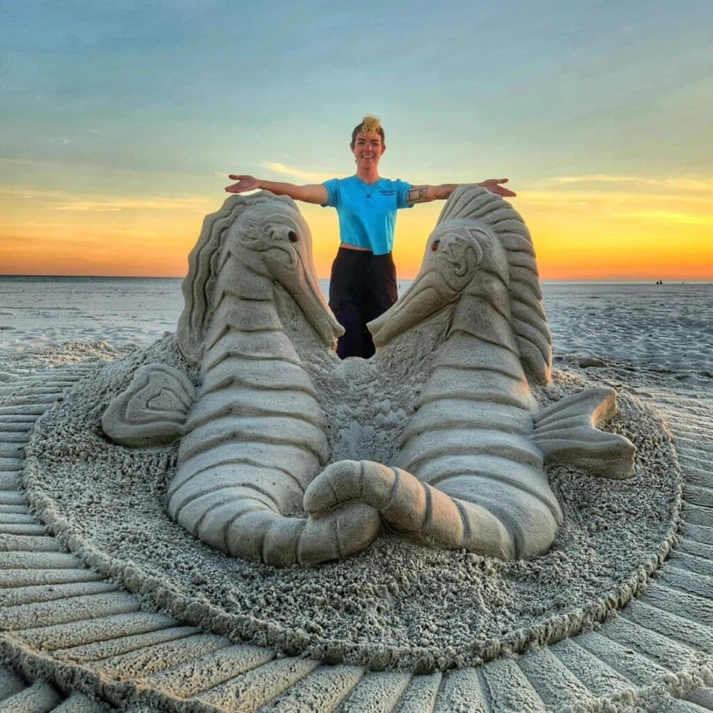 Artist Raises the Bar With Her Creative, Detailed Sand Sculptures