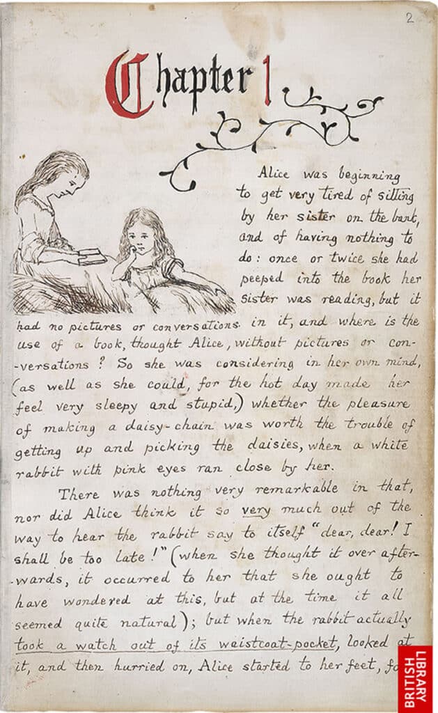 Explore the Original “Alice in Wonderland” Manuscript, Illustrated by ...