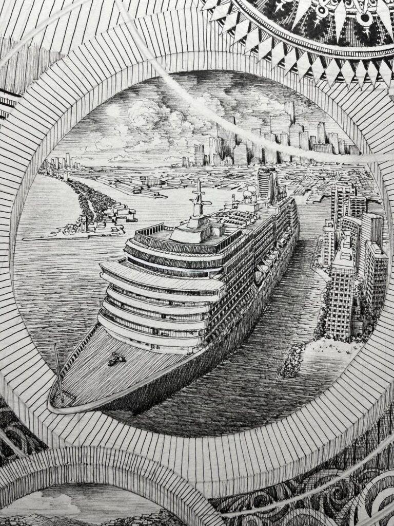 Artist Spends 10 Years Drawing His Incredible Adventures Onboard a ...
