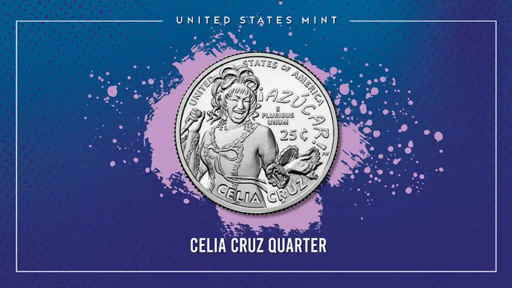 Celia Cruz Is the First Afro-Latina on a U.S. Quarter