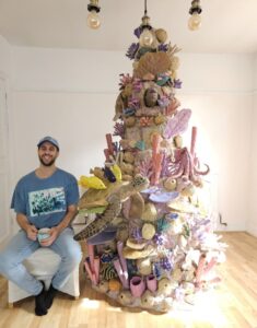 Artist Creates 8-Foot Coral Reef Entirely From Cardboard