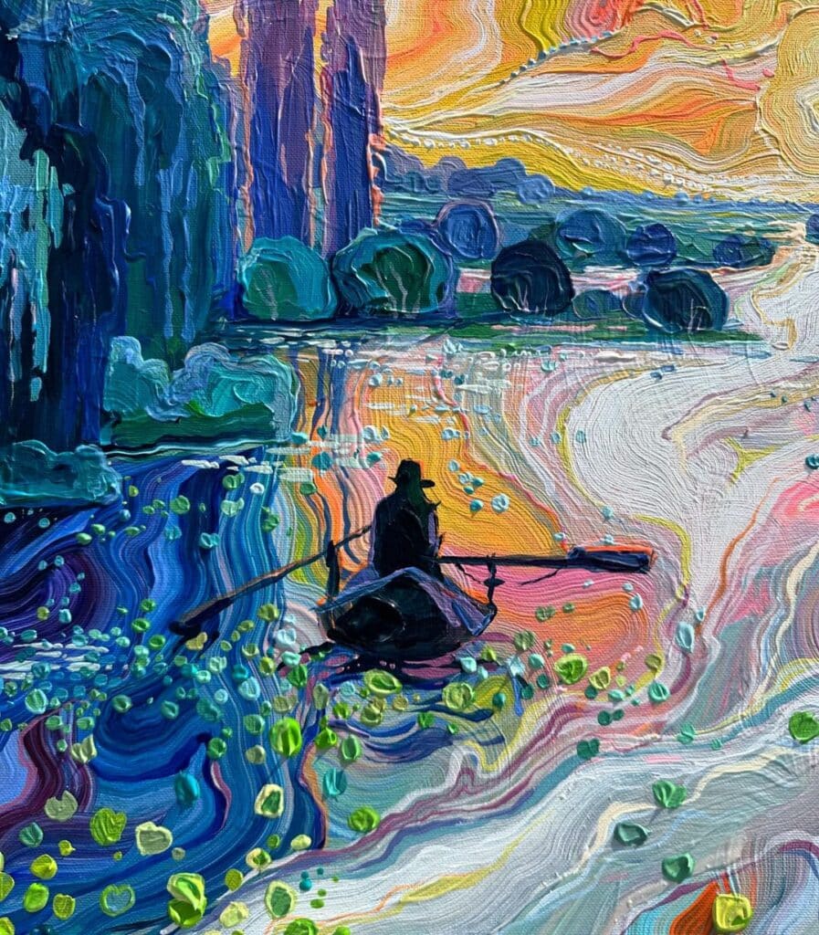 Dreamlike Impasto Paintings Capture Lush Nature Scenes