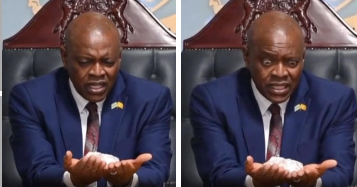 Botswana’s President Reacts to 2nd-Largest Diamond Ever Found