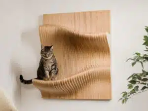 Stylish Wall-Mounted Furniture for Cats Captures the Visual Flow of ...