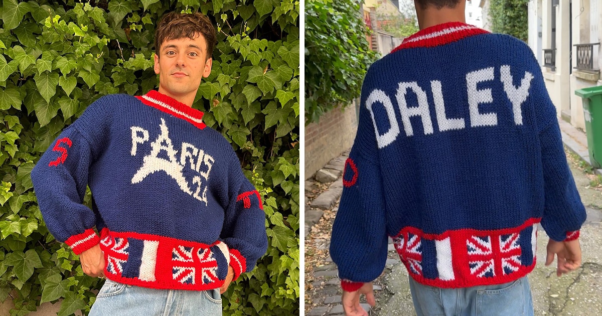 British Diver Tom Daley Reveals His Paris 2024 Olympic Sweater