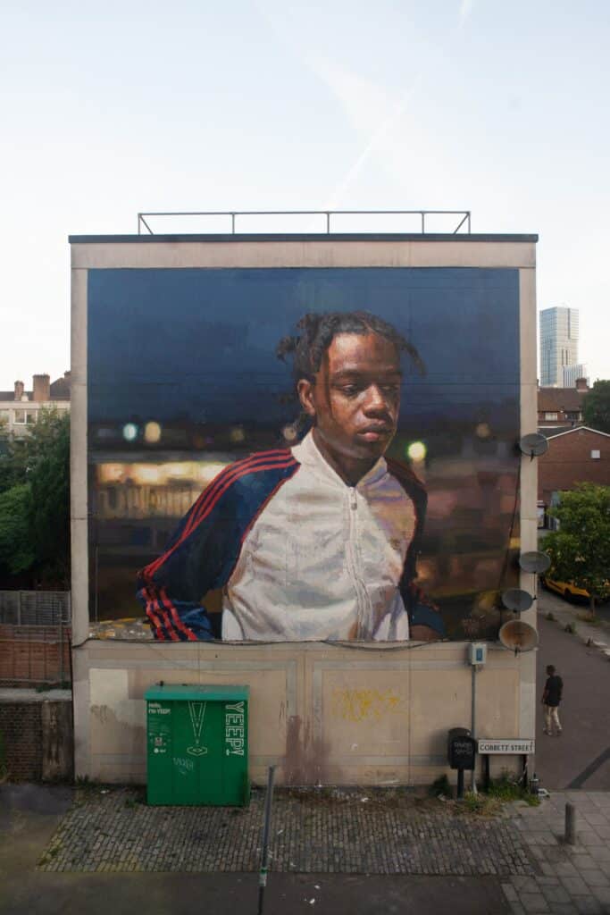 Muralist Uses Local Resident to Capture Spirit of Brixton