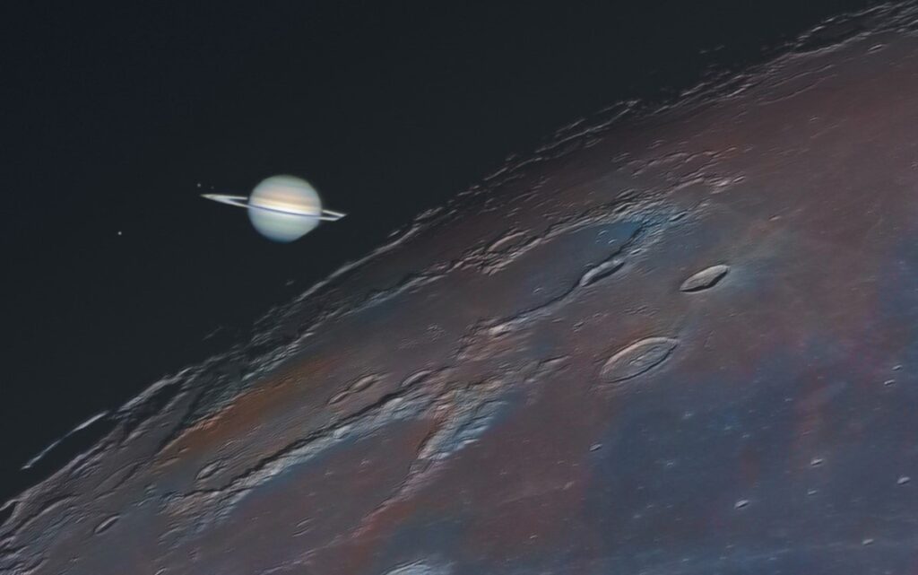 Wonderful High Resolution Photo of Saturn's Lunar Occultation