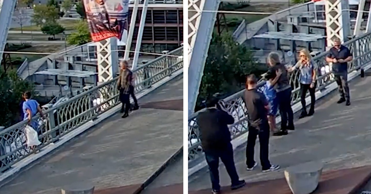 Jon Bon Jovi Helps Rescue Woman from the Ledge of a Bridge