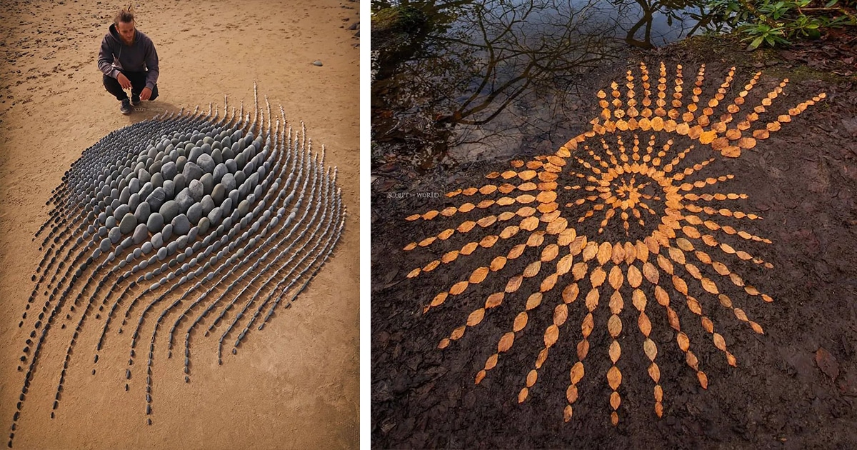 Intricate Land Art Celebrates the Beauty of Impermanence