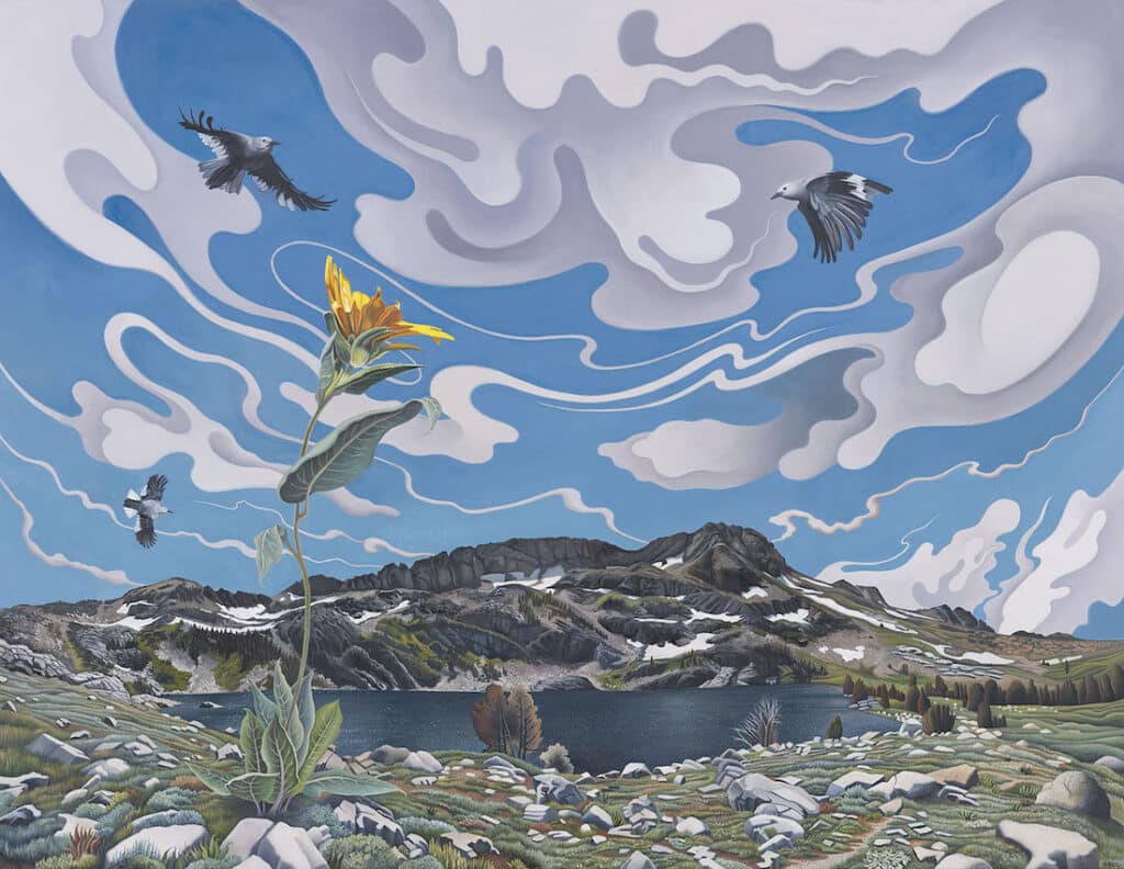 Psychedelic Landscape Paintings Capture the Spirit of the Sierra Nevada ...
