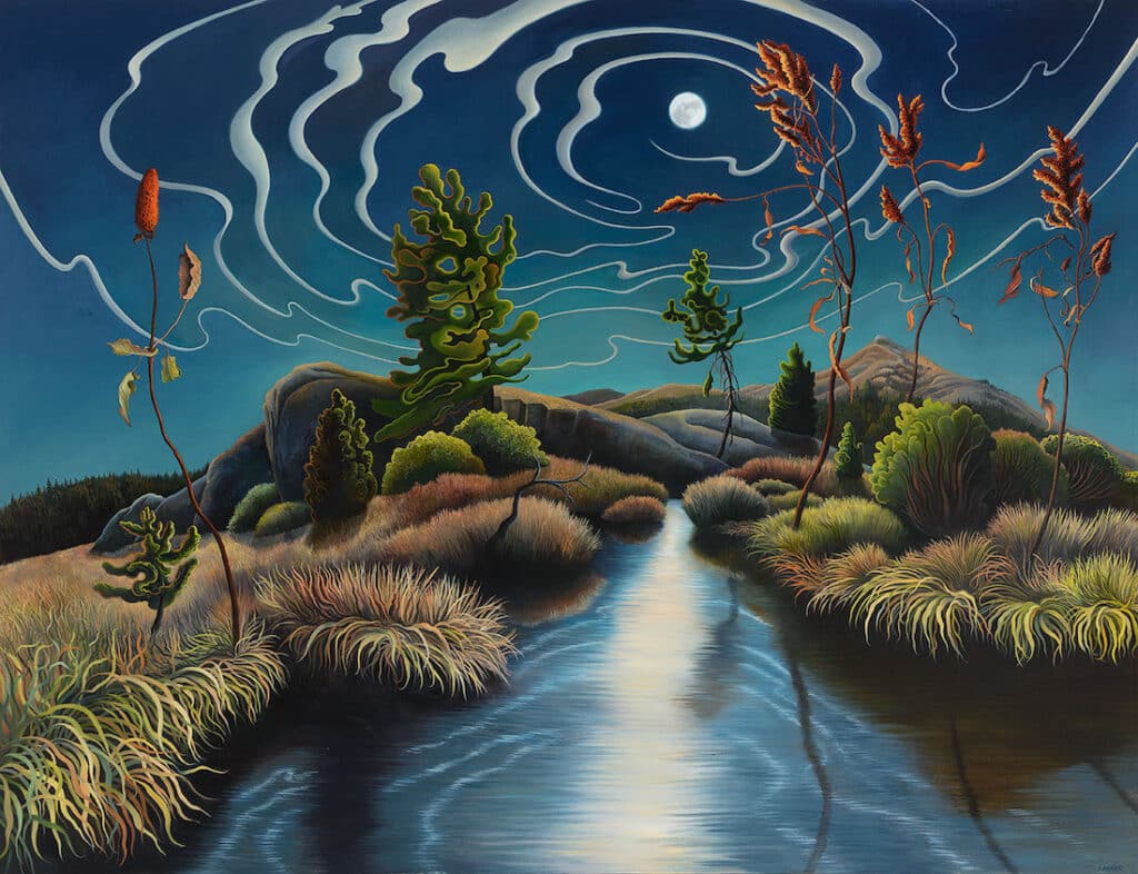 Psychedelic Landscape Paintings Capture the Spirit of the Sierra Nevada ...