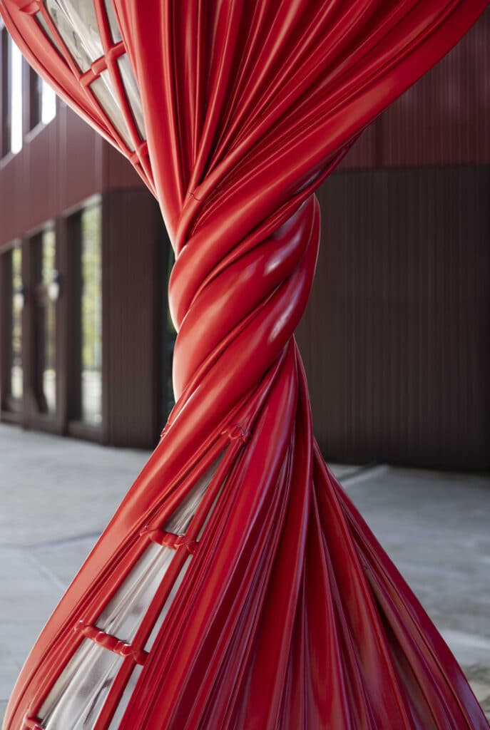Artist Challenges Perceptions with Twisted Urban Sculptures