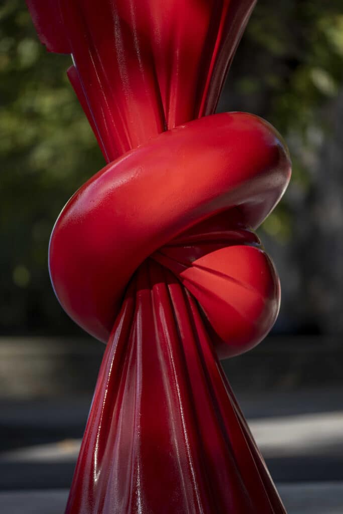 Artist Challenges Perceptions with Twisted Urban Sculptures