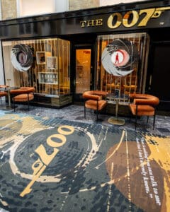 This James Bond-Themed Bar Celebrates 60 Years of “Goldfinger”