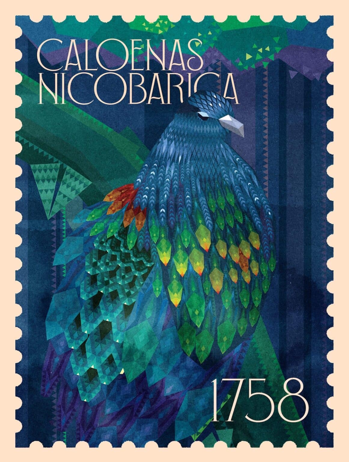 Colorful Stamp Designs Celebrate the Beauty of Endangered Species | My ...