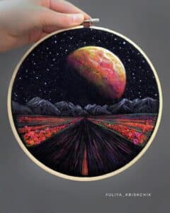 Textile Art Captures the Magic of Nature and the Infinite Cosmos