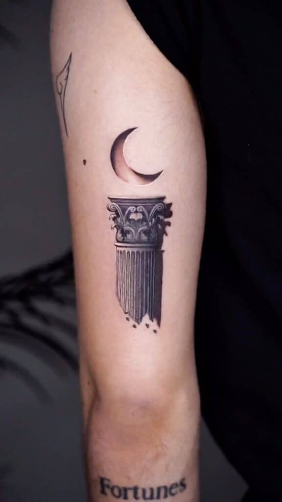 Optical Illusion Tattoos Look Like Symbols Stamped Deep Into the Wear’s ...