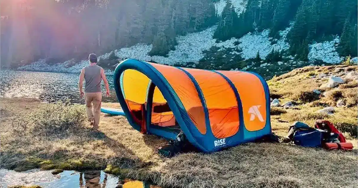 Innovative Tent Inflates in Two Minutes to Solve Camping Hassles