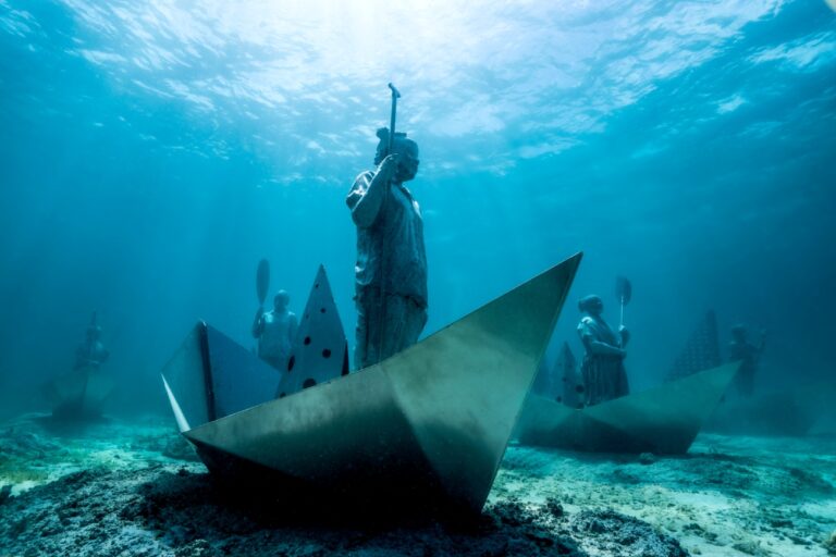 Underwater Sculptures in Grenada Form Artificial Reef