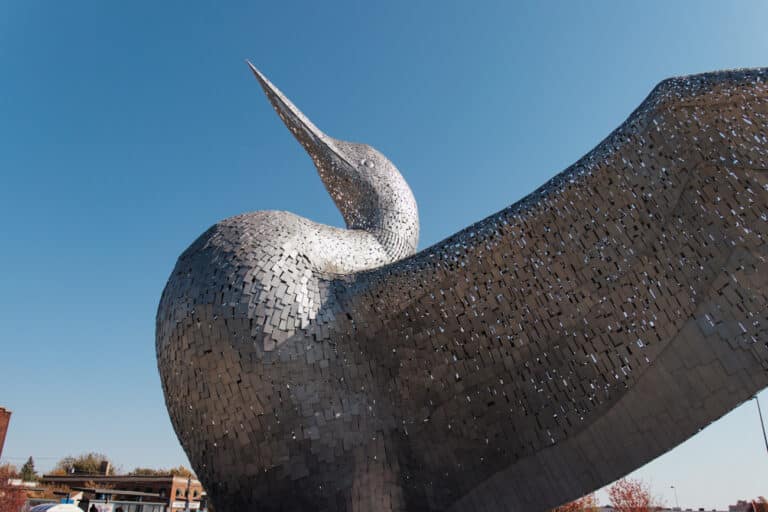 Loon Sculpture Brings an Uplifting Message to the Twin Cities