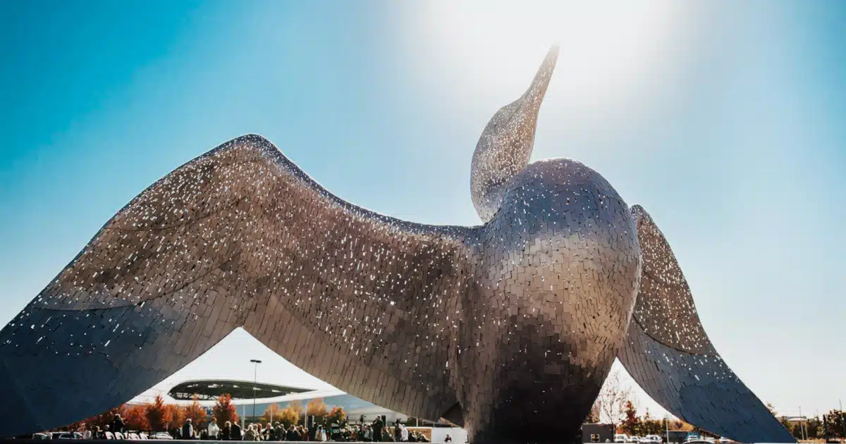 Loon Sculpture Brings an Uplifting Message to the Twin Cities