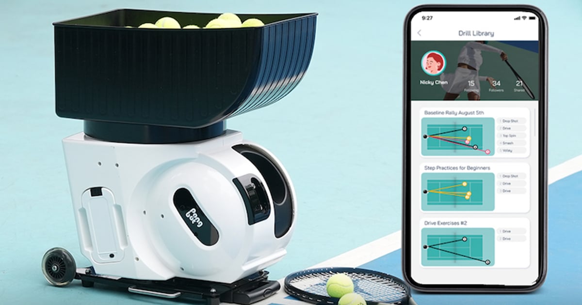 World’s Smartest AI-Powered Tennis Robot Serves Custom Shots