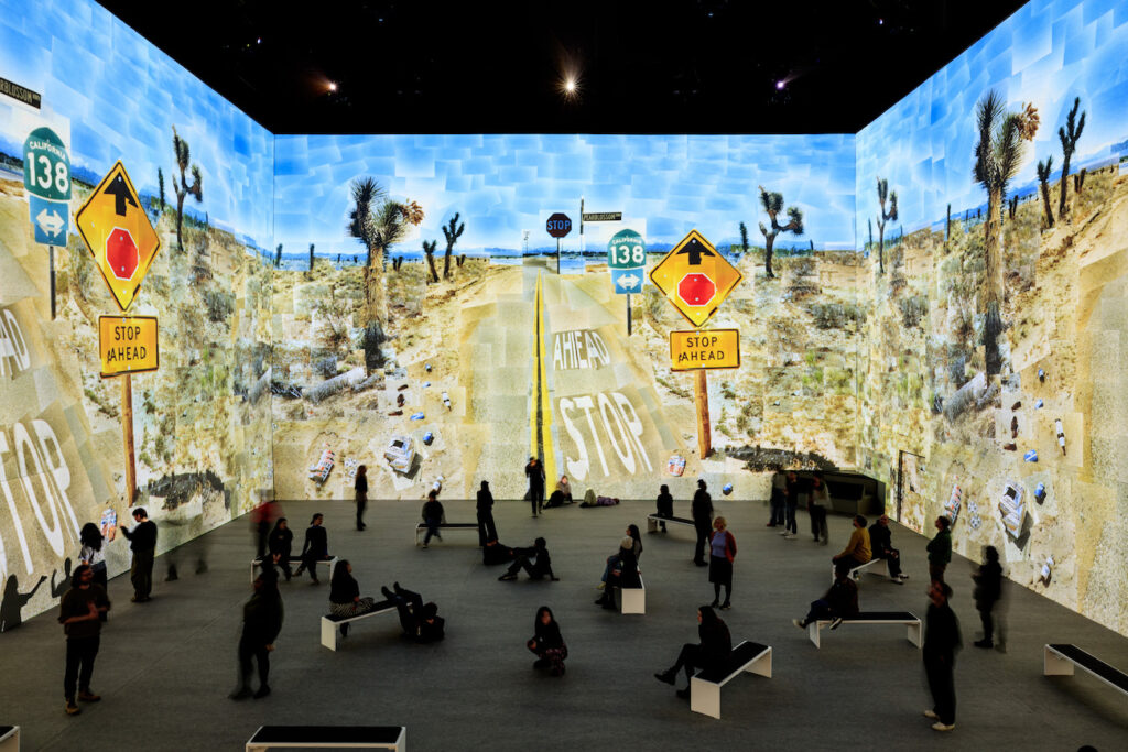 Immersive David Hockney Exhibition Presents Colorful and Intimate ...