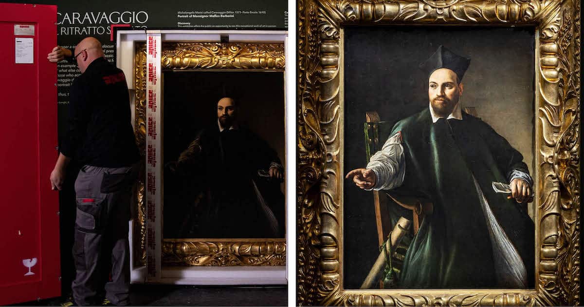 Rare Caravaggio Painting is Exhibited for the First Time Ever