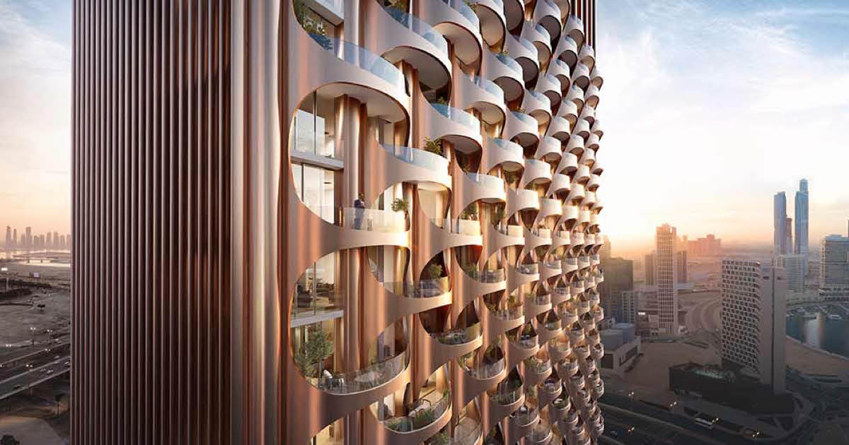Building Facade Cleverly Mimics Dubai's Singular Sand Dunes