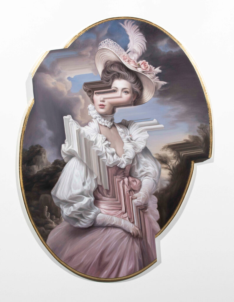 Artist Paints Traditional Portraits With a Distorted Twist Reflecting ...