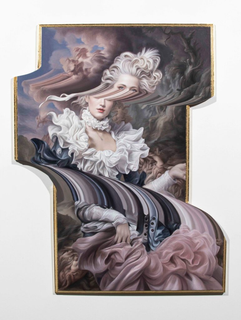 Artist Paints Traditional Portraits With a Distorted Twist Reflecting ...