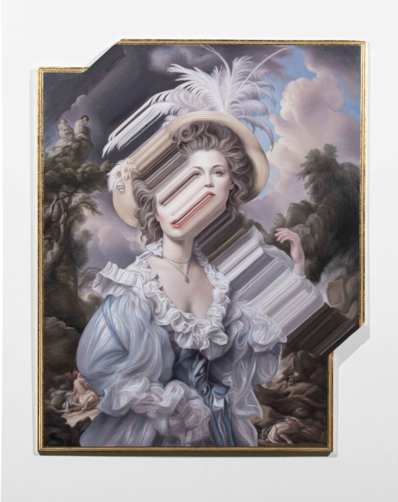 Artist Paints Traditional Portraits With a Distorted Twist Reflecting ...