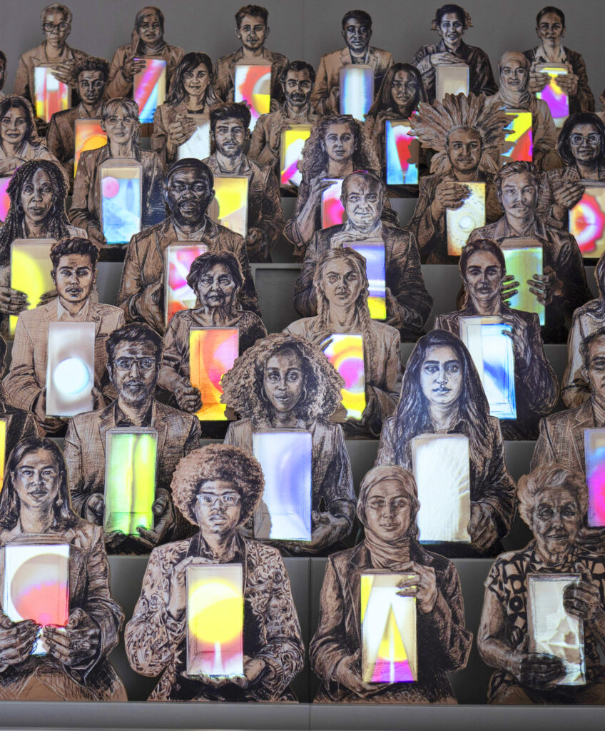 Es Devlin's Charcoal Portraits Are Look At What It Means to Be a Refuge