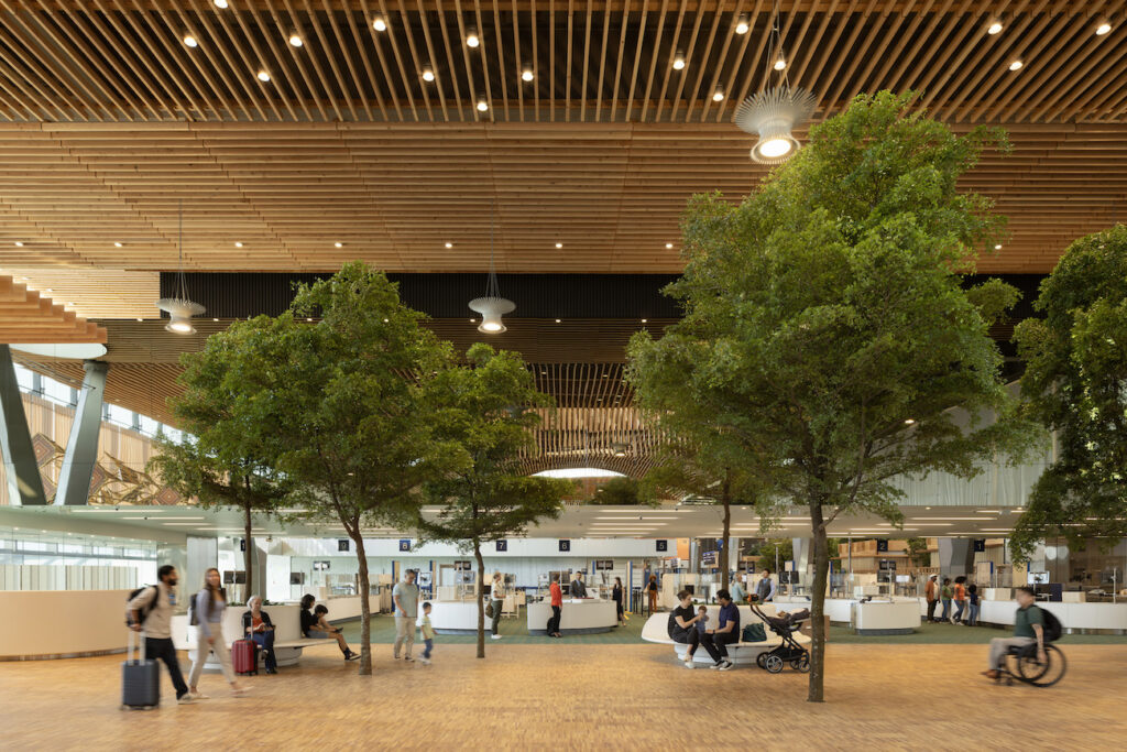 Portland’s Expanded Airport Terminal Celebrates Oregon’s Forested ...