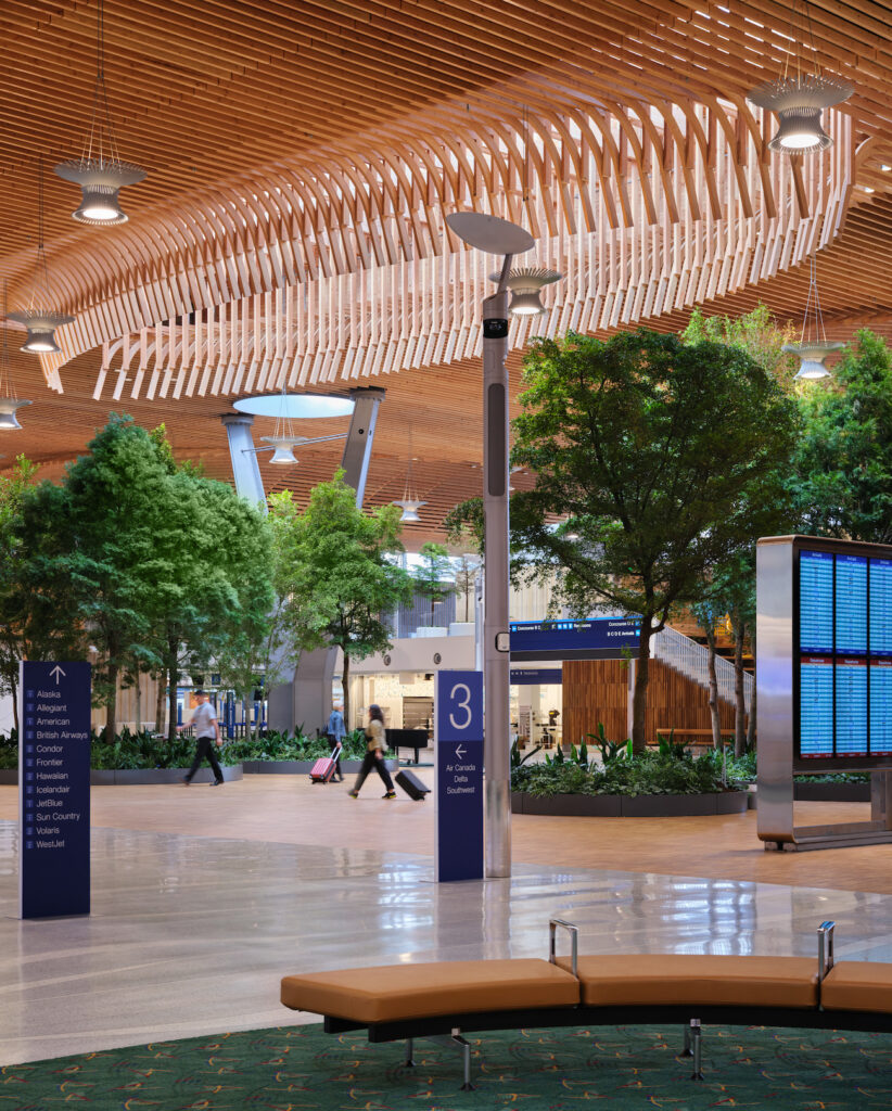 Portland’s Expanded Airport Terminal Celebrates Oregon’s Forested ...