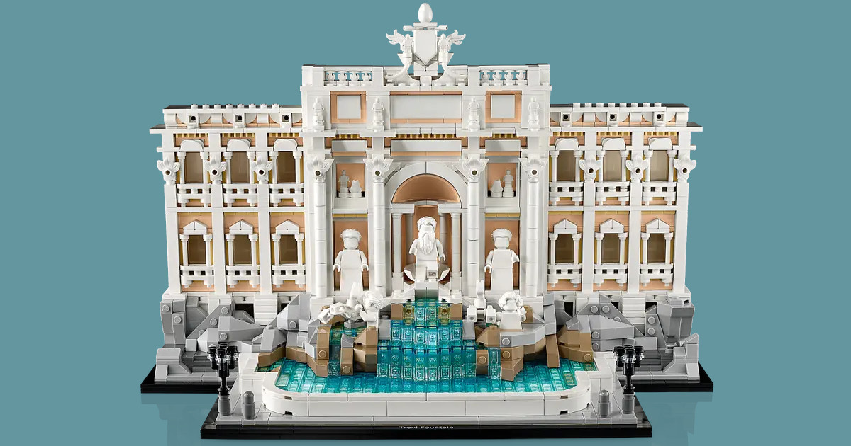 LEGO Brings Rome to Your Home With This Trevi Fountain Set