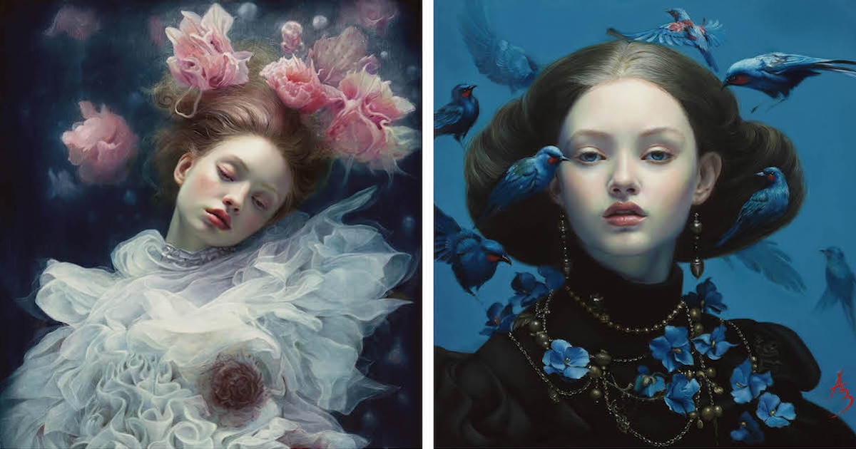 Artist Reimagines Classic Portraiture Through Ethereal Paintings
