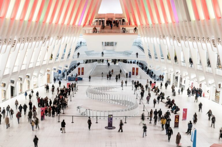 150-Foot Snake Sculpture Takes Over World Trade Center Oculus