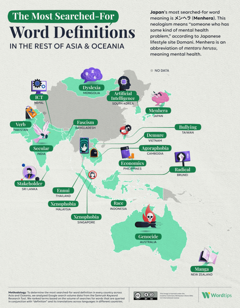 These Are the Most Commonly Searched-for Word Definitions Around the ...